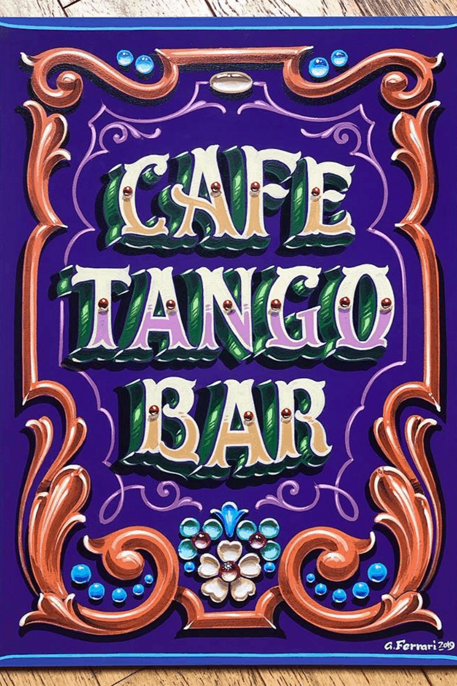 ᐉ Fileteado Porteño, arte popular que celebra a Buenos Aires