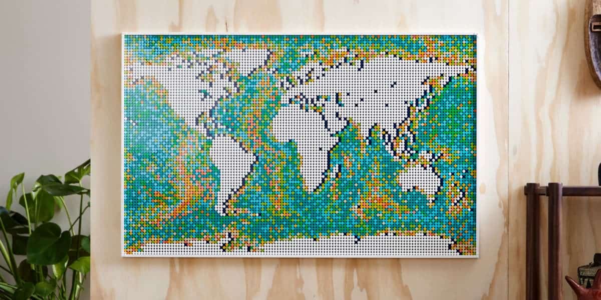 Lego presenta su set más grande: un mapa mundial de 11,695 piezas ...